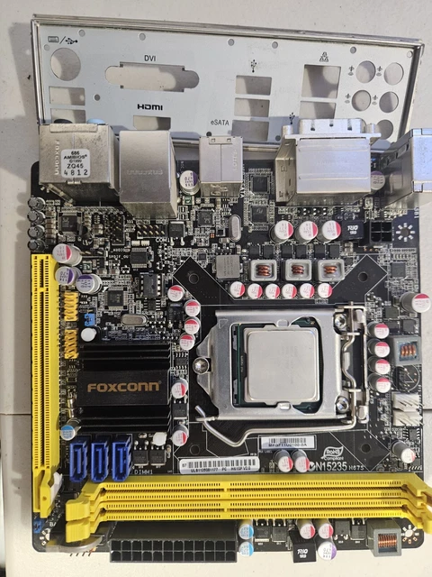 FOXCONN ITX MOTHERBOARD Plus Intel I5 2500 Cpu $85.99 - PicClick AU