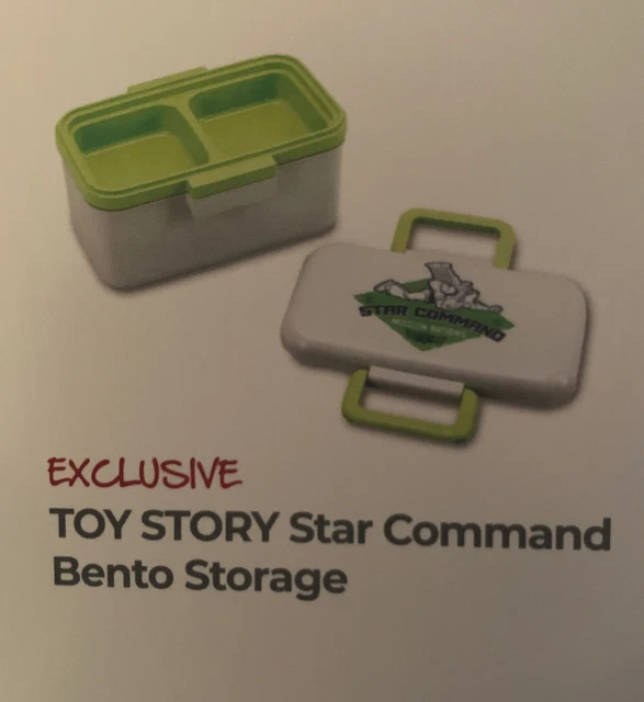 DISNEY PIXAR LOOT Crate Bento Box Toy Story Star Command Buzz Lightyear ...