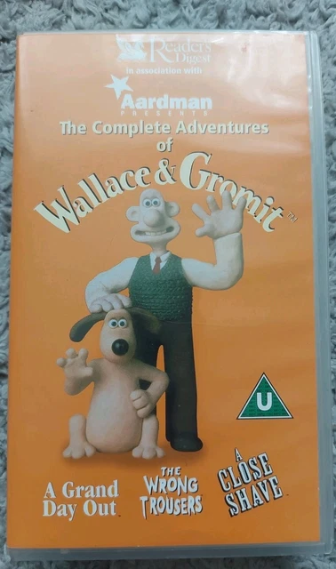 THE COMPLETE ADVENTURES Of Wallace & Gromit VHS Video Vintage BBC ...