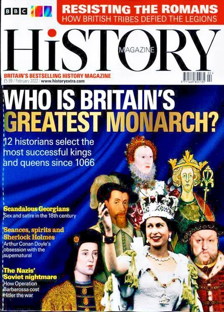 BBC HISTORY MAGAZINE February 2022 ~ New ~ £3.95 - PicClick UK