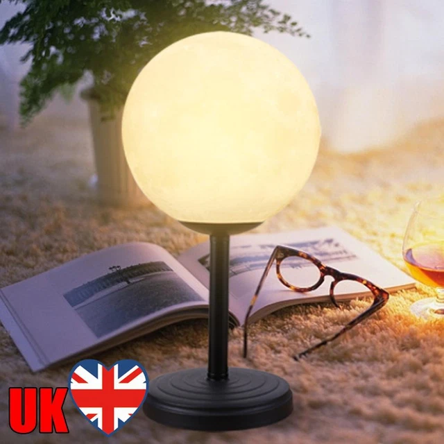 3D MOON DESK Light Dimmable Moon Ambient Light Minimalism for Home ...
