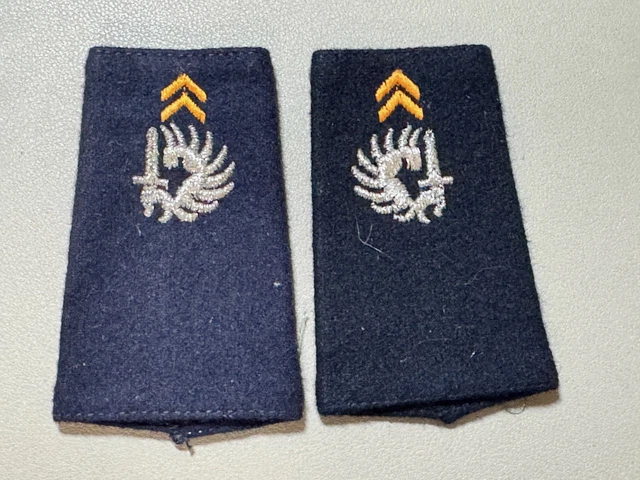🇫🇷 FRENCH MILITARY Shoulder Boards – Rank Insignia Pair $27.83 ...