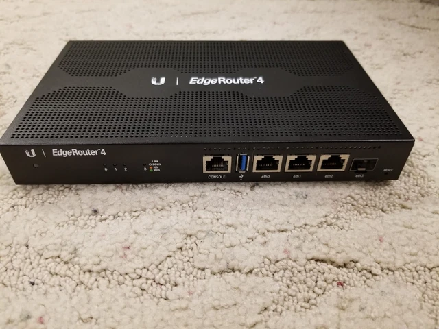 UBIQUITI EDGEROUTER 4 ER-4 Gigabit Ethernet Router +SFP $95.00 - PicClick