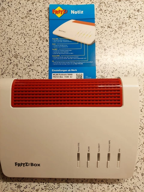 AVM FRITZ!BOX 7590 Wireless Router + Modem - Weiss (20002784) EUR 141 ...