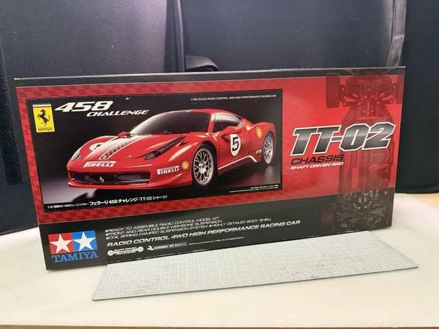 1/10 RC TAMIYA TT-02 FERRARI 458 CHALLENGE body. Ferrari 458 Challenge ...