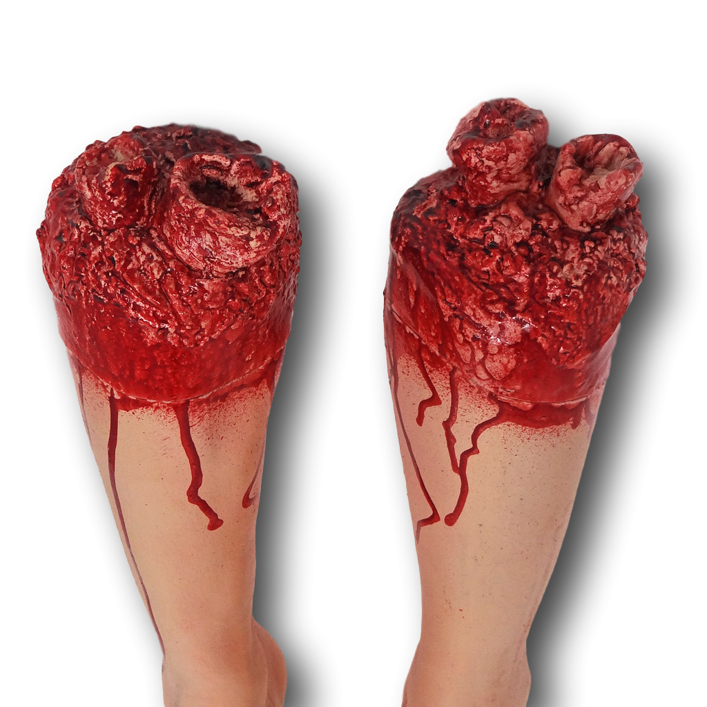 BLOODY SEVERED FAKE Latex Arm Arms Leg Legs Foot Feet Hand Hands ...