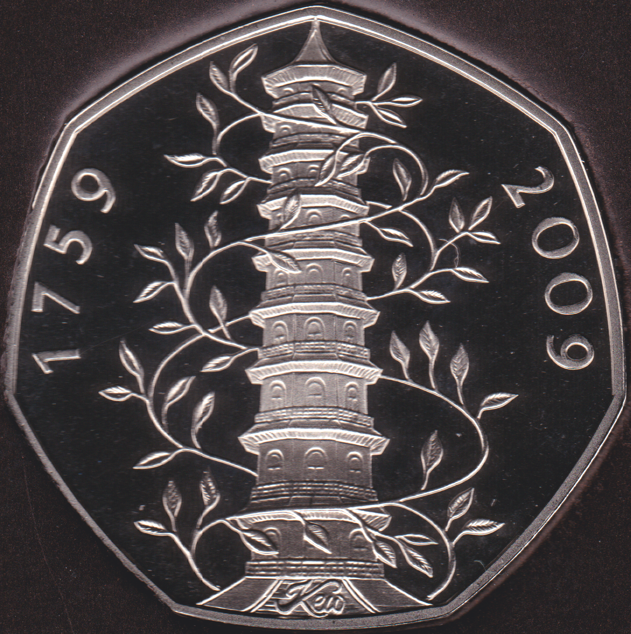 1977 50p Coin Rare Collectable Old Large Style Fifty Pence