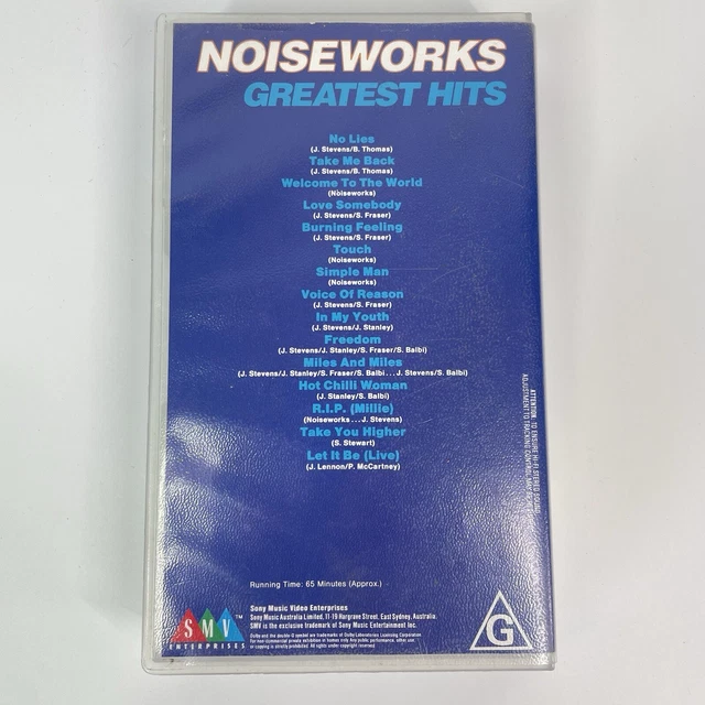 NOISEWORKS (BAND) - Greatest Hits VHS VIDEO TAPE Australian rock music ...