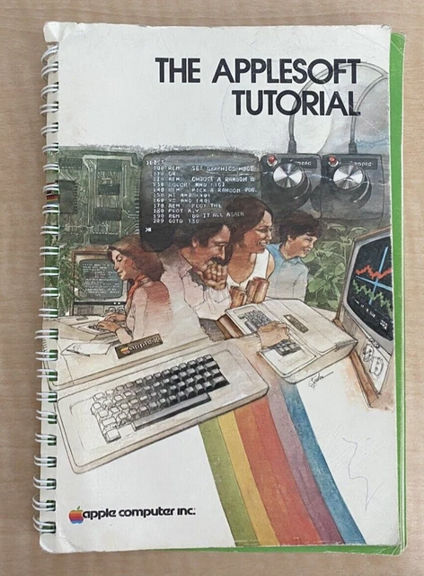 VINTAGE THE Applesoft Tutorial Apple II Basic Programming Manual ...