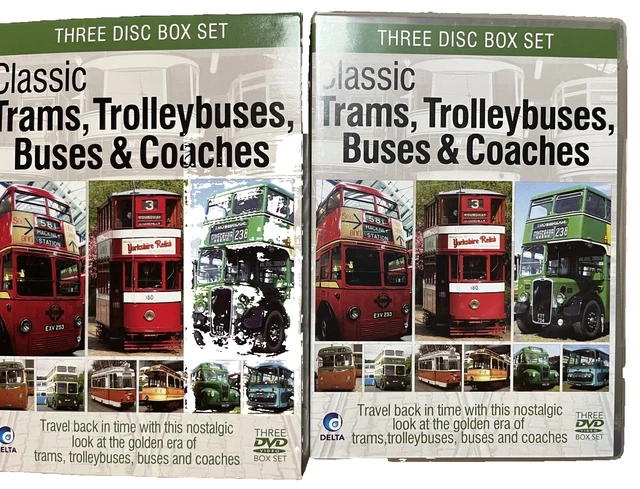 CLASSIC TRAMS, TROLLEYBUSES, Buses & Coaches (DVD)Transport Box Set 3 ...