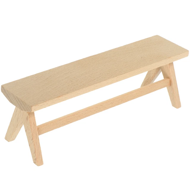 DOLL HOUSE MINI Bench Model Table and Chair Furniture Ornaments £7.48 ...