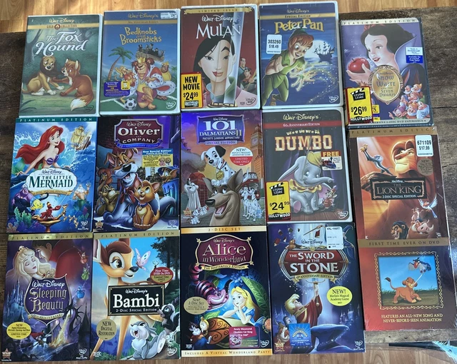 DISNEY DVD’S LOT Of 14 Sealed No Returns £141.93 - PicClick UK