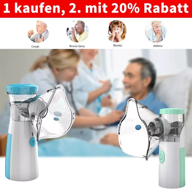 INHALATOR VERNEBLER INHALATIONSGERÄT Inhaliergerät für Kinder und ...