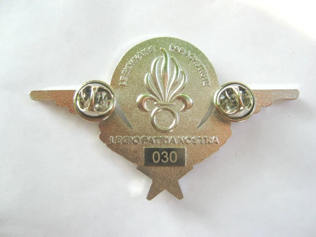 FOREIGN LEGION PARATROOPER 2nd REP TWO GRAVE BRILLIANT SILVER (NUMBERED ...