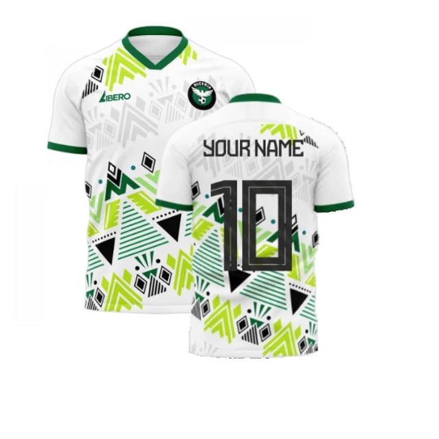 NIGERIA 2025-2026 AWAY Concept Football Kit (Libero) (Your Name) - Kids ...