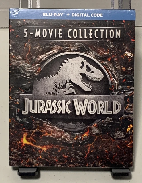 JURASSIC WORLD 5 Movie Collection Blu-ray + Digital BRAND NEW Jurassic ...
