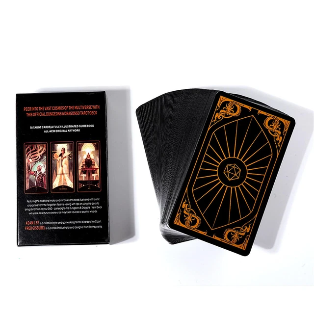 1*THE DUNGEONS DRAGONS Tarot Cards Funny Board Game Tarot Deck Game 78 ...