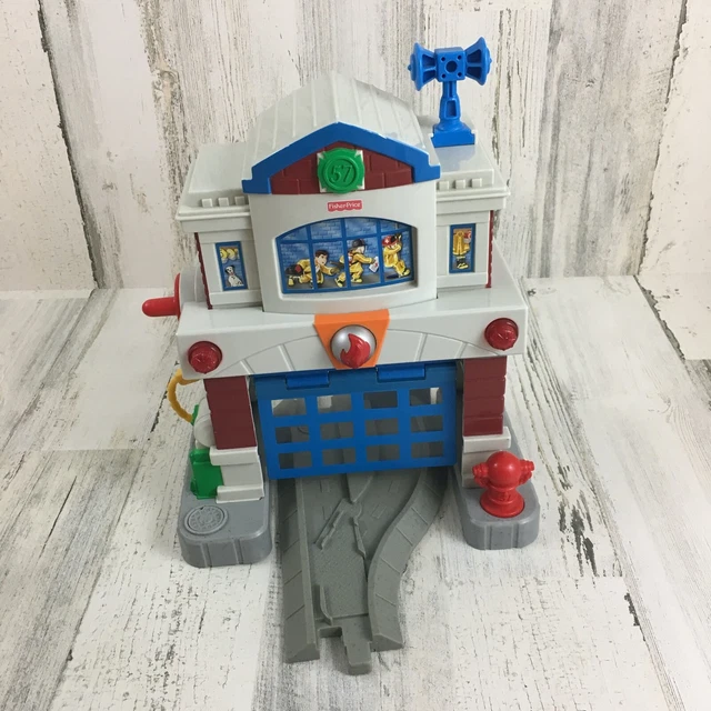FISHER PRICE GEOTRAX Beamtown Fire Station 57 Mattel 2006 £12.27 ...