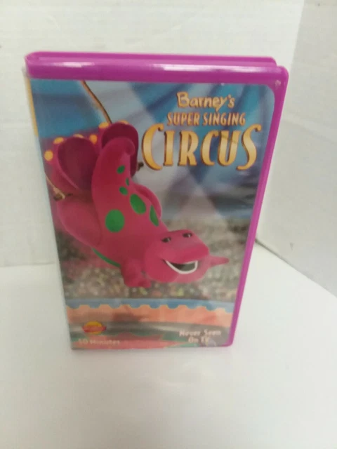 BARNEY - SUPER Singing Circus (VHS, 2000) EUR 7,73 - PicClick FR