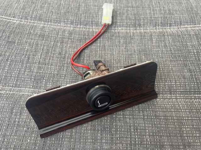 BMW 7ER E38 BLENDE Mittelkonsole Holz Nussbaum Zigarettenanzünder Fond ...
