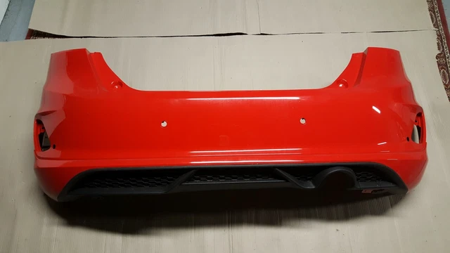 FORD FIESTA MK8 ST-LINE 2017-2021 GENUINE REAR BUMPER 4 x PDC RACE RED ...
