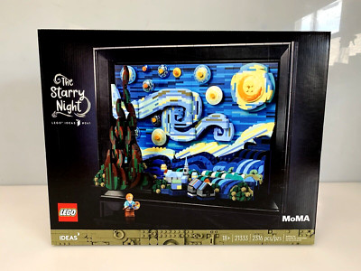 LEGO IDEAS THE Starry Night Vincent Van Gogh 21333 Building Set 2316 ...