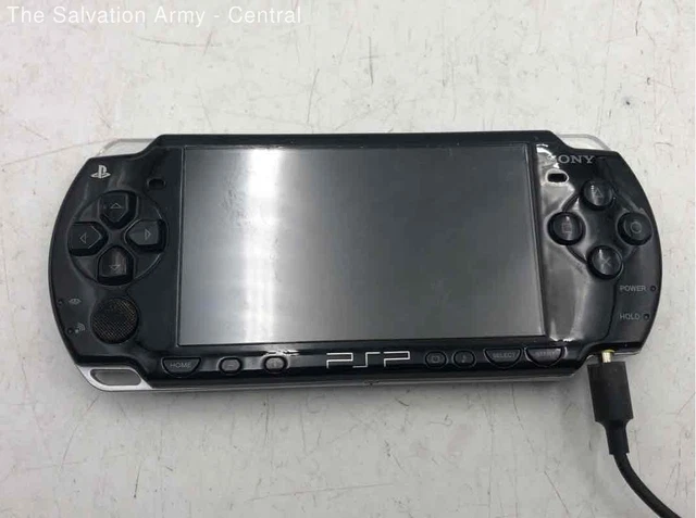 SONY PSP-2001 BLACK PlayStation Portable Handheld Gaming System With ...