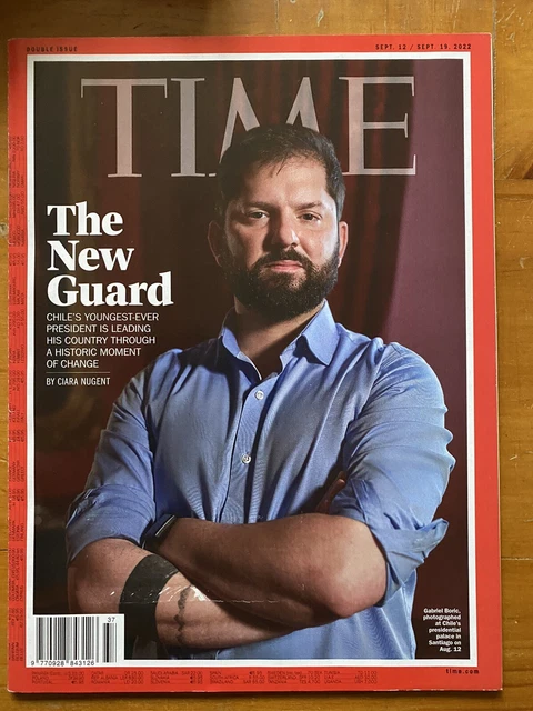TIME MAGAZINE 2022 Boric New Guard Chile MBS Saudi Rings Of Power ...