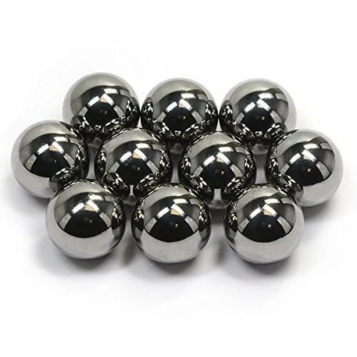 BULLS EYE BALL Game Balls x10 Stainless Steel Spheres Chrome ...