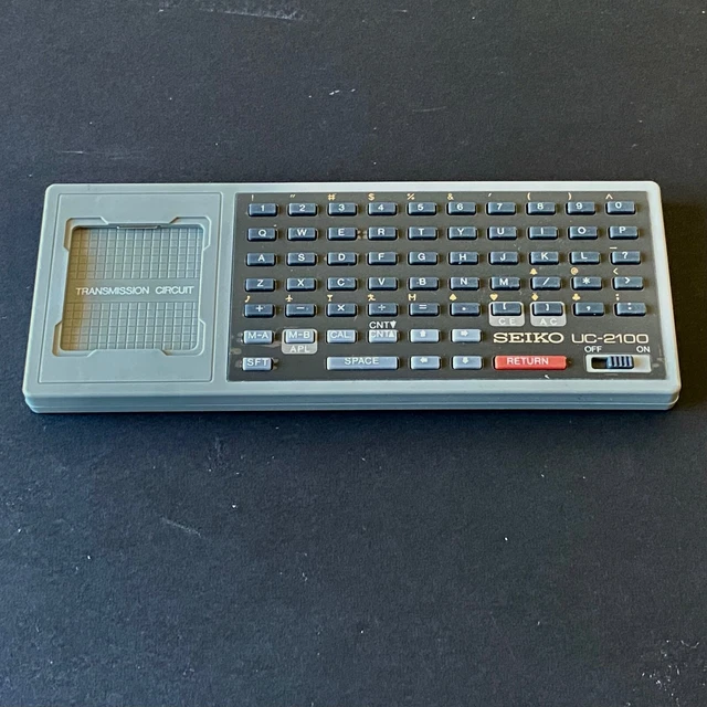 SEIKO UC-2100 KEYBOARD for LCD Digital Computer Watch - Vintage 1980s £ ...
