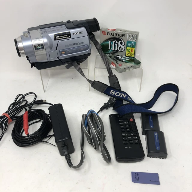 SONY HANDYCAM 8MM Digital8 Hi8 Video8 Cassette Camcorder Video Camera ...