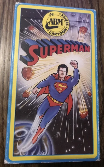 RARE SUPERMAN CARTOON series (ABM vhs) 4 episodes (NOT working) $20.98 ...