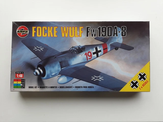 AIRFIX 1/48 FOCKE WULF FW190A-8 Model Kit unopened £12.00 - PicClick UK