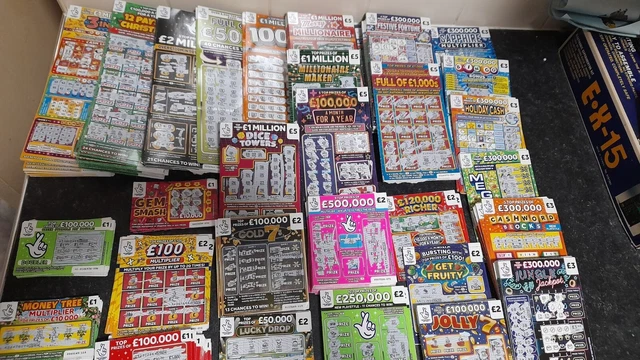 NATIONAL LOTTERY USED Losing Scratch Cards X 50 + 50 FREE £9.99 ...