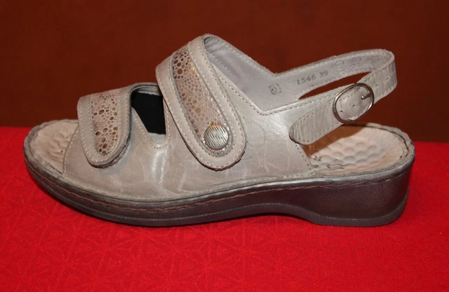 CHAUSSURES STUPPY REFLEXOR Pieds Sensibles Semelle Amovible Cuir T 39 ...