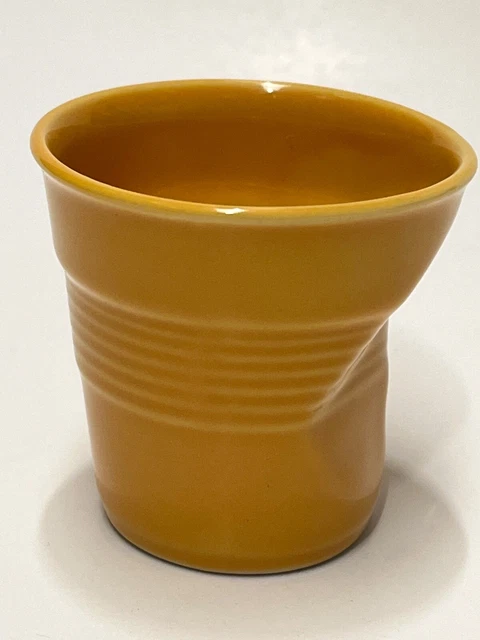 REVOL FROISSES 80ML Crumpled Cup Espresso Shot Glass Handmade Porcelain ...