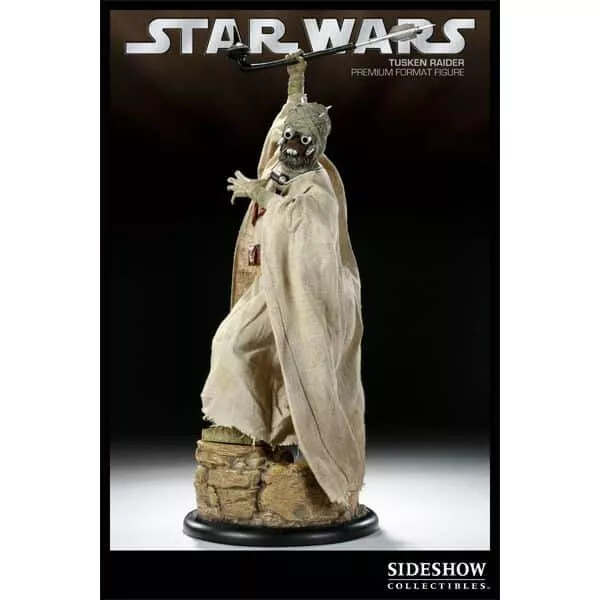 SIDESHOW TUSKEN RAIDER premium format statue STAR WARS Mandalorian no ...