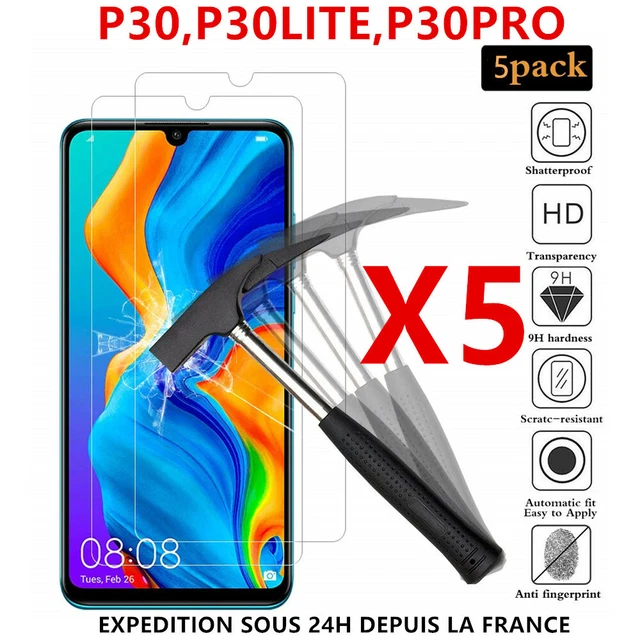FILM PROTECTION EN Verre Trempé Huawei P30 P30 Lite 2019 Protecteur écran vitre EUR 2,58 ...