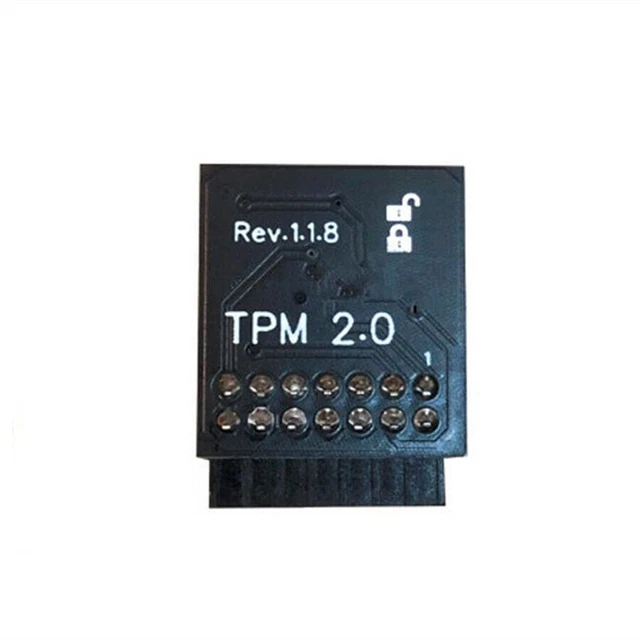 TPM 2.0 SECURITY Module Trusted Platform Module for 14PIN LPC MS-4136 ...