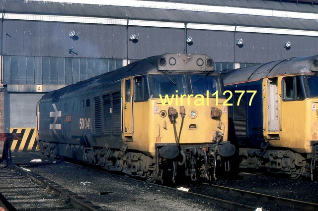 6X4 COLOUR RAILWAY photograph Class 50 50041 at Old Oak Common 02.87 £1 ...