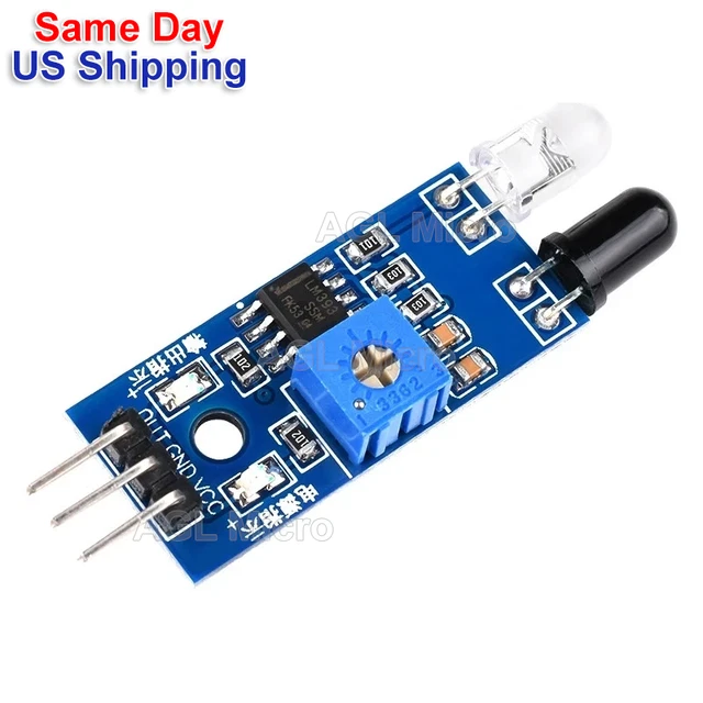 ARDUINO SMART CAR Line Follower Robot 3pin Infrared IR Obstacle ...