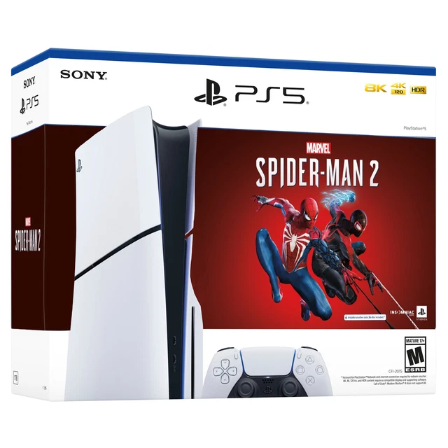 SONY PLAYSTATION 5 Slim Disc Marvel’s Spider-Man 2 Bundle £459.11 ...