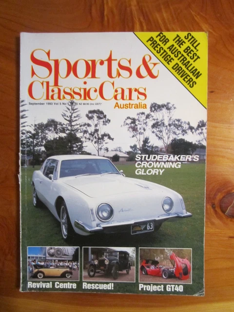 MAGAZINE SPORTS & Classic Cars Australia September 1993 Vol. 5 No. 7 ...