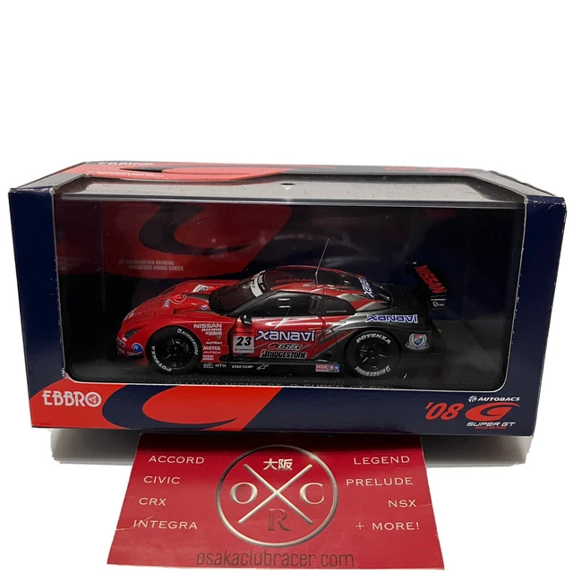 RARE EBBRO XANAVI Nismo Nissan GT-R Super GT 500 2008 1:43 JDM R35 Diecast W/box £84.29 ...