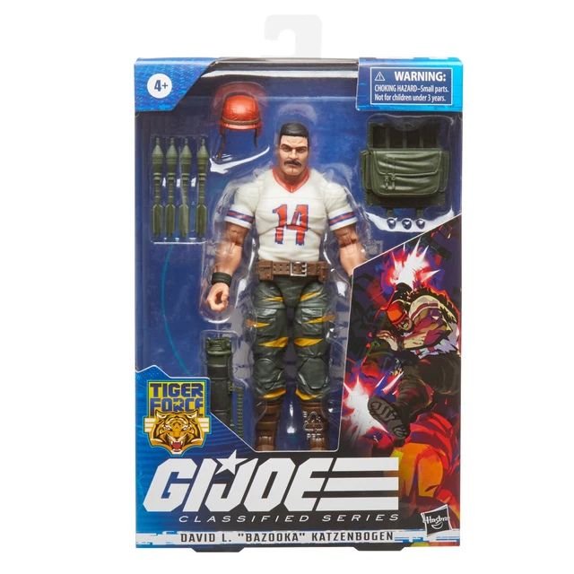 HASBRO G.I. JOE Classified Series 'Tiger Force' David L. “Bazooka ...