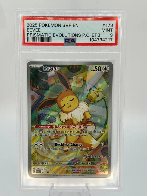 2025 POKEMON PRISMATIC Evolutions Pokemon Center Etb Svp Promo #173 ...