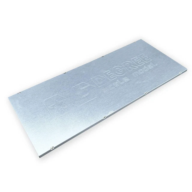 METAL 1/14 FLAT Plate Flatbed for 3 Axle RC Semi Trailer 56330 ...
