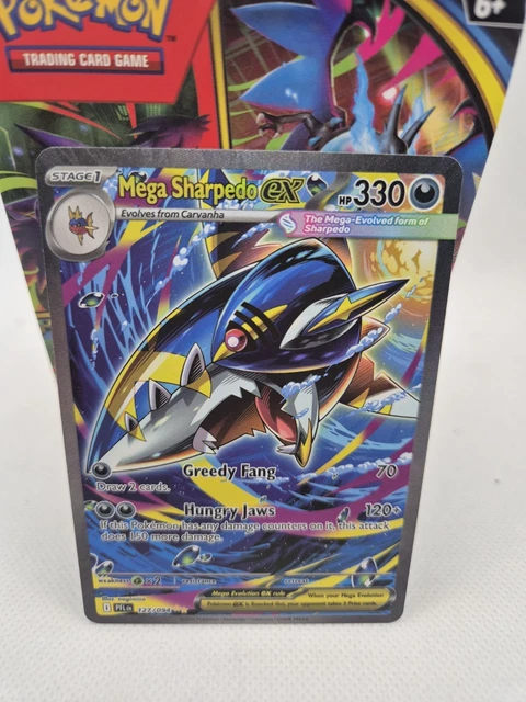 MEGA SHARPEDO EX 127/094 Phantasmal Flames SIR Pokémon TCG good grade ...