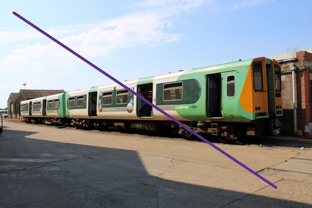 RAILWAY PHOTO CLASS 313 EMU 313214 Eastleigh Works Jun 23 Colour Print ...