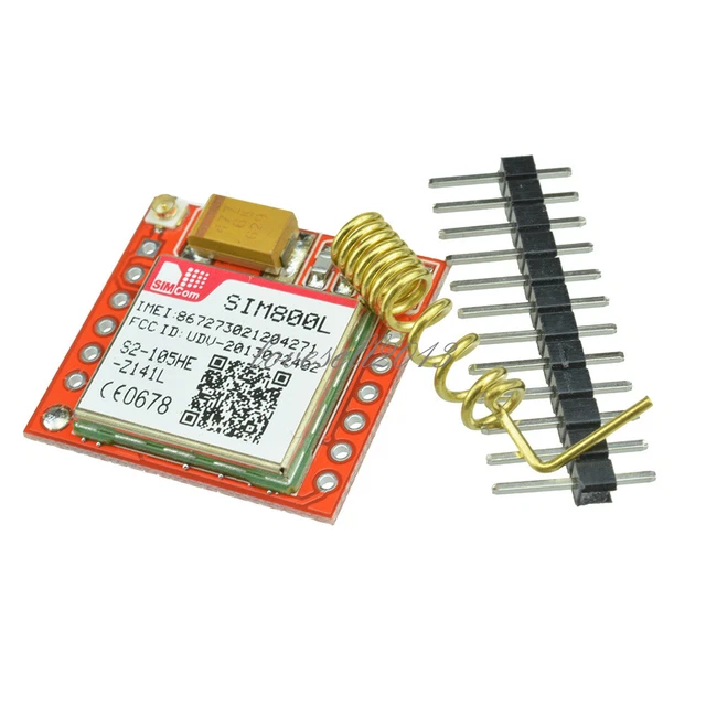 SMALLEST SIM800L GSM GPRS Module Card Board Quad-band Onboard With ...